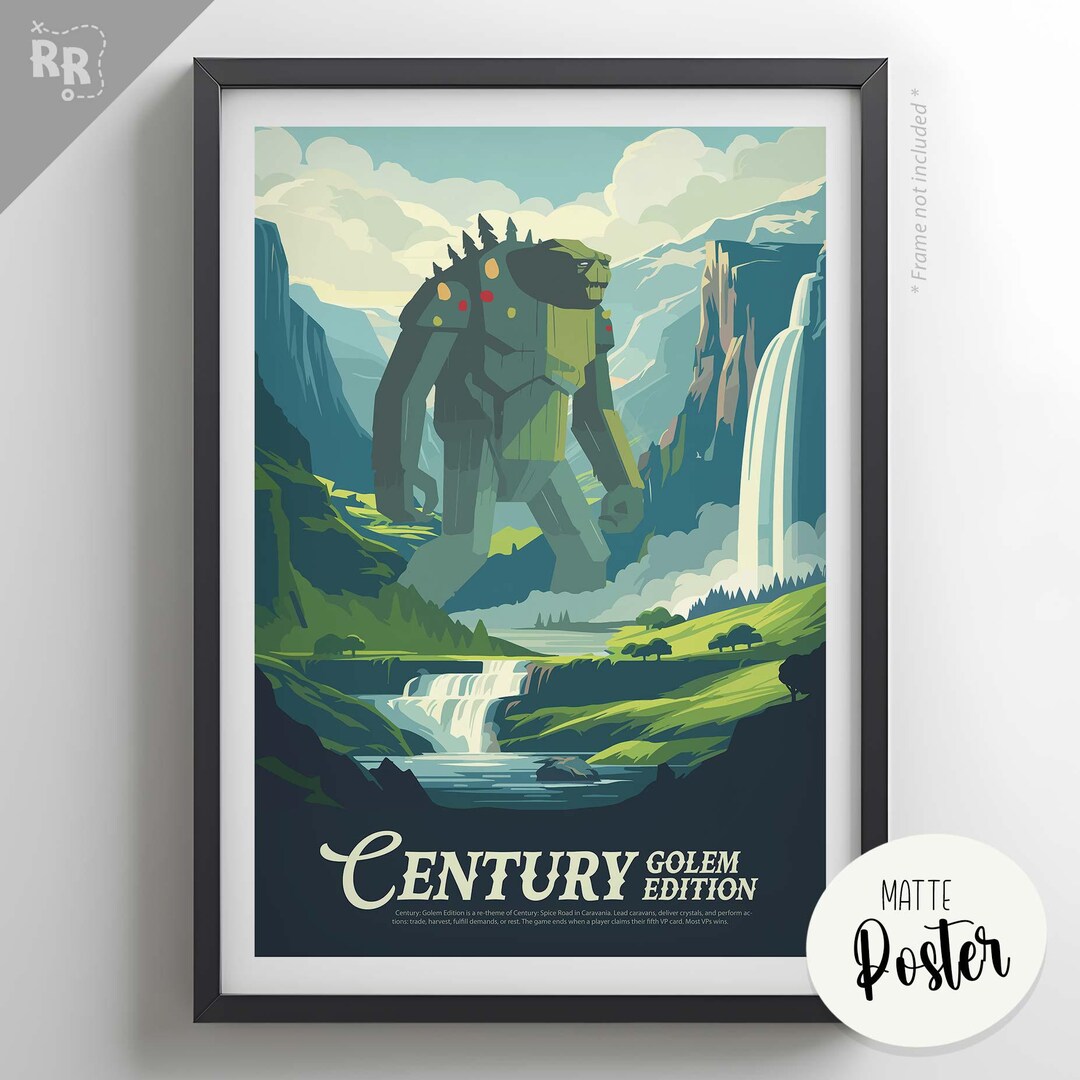 CENTURY - GOLEM EDITION - Inspired Poster / Retro Board Game Poster ...