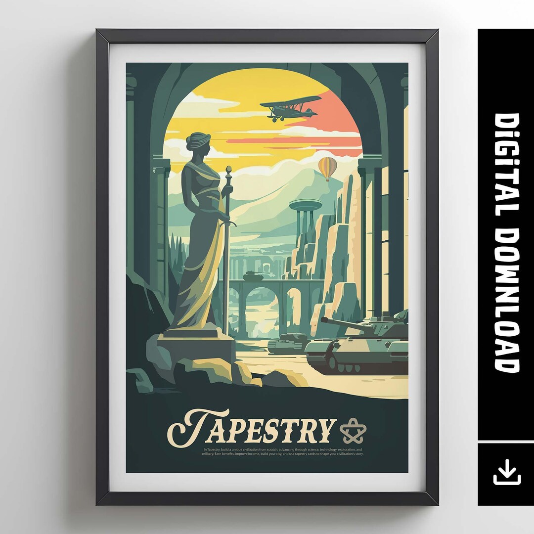 Unofficial TAPESTRY - Inspired Poster / Retro Board Game Poster ...