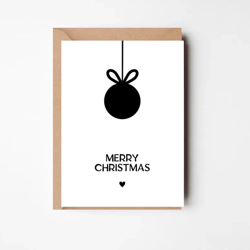 Schwarz Weiss Weihnachtsmotive 1
