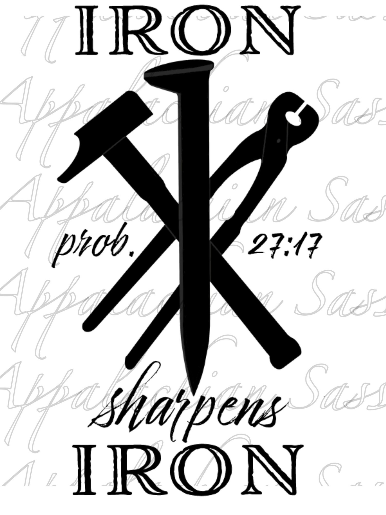 Iron Sharpens Iron PNG, JPEG, PDF Digital Download for Sublimation - Etsy