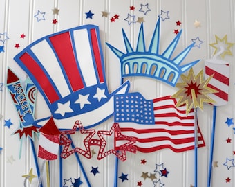 4th of July Photo Props - Etsy