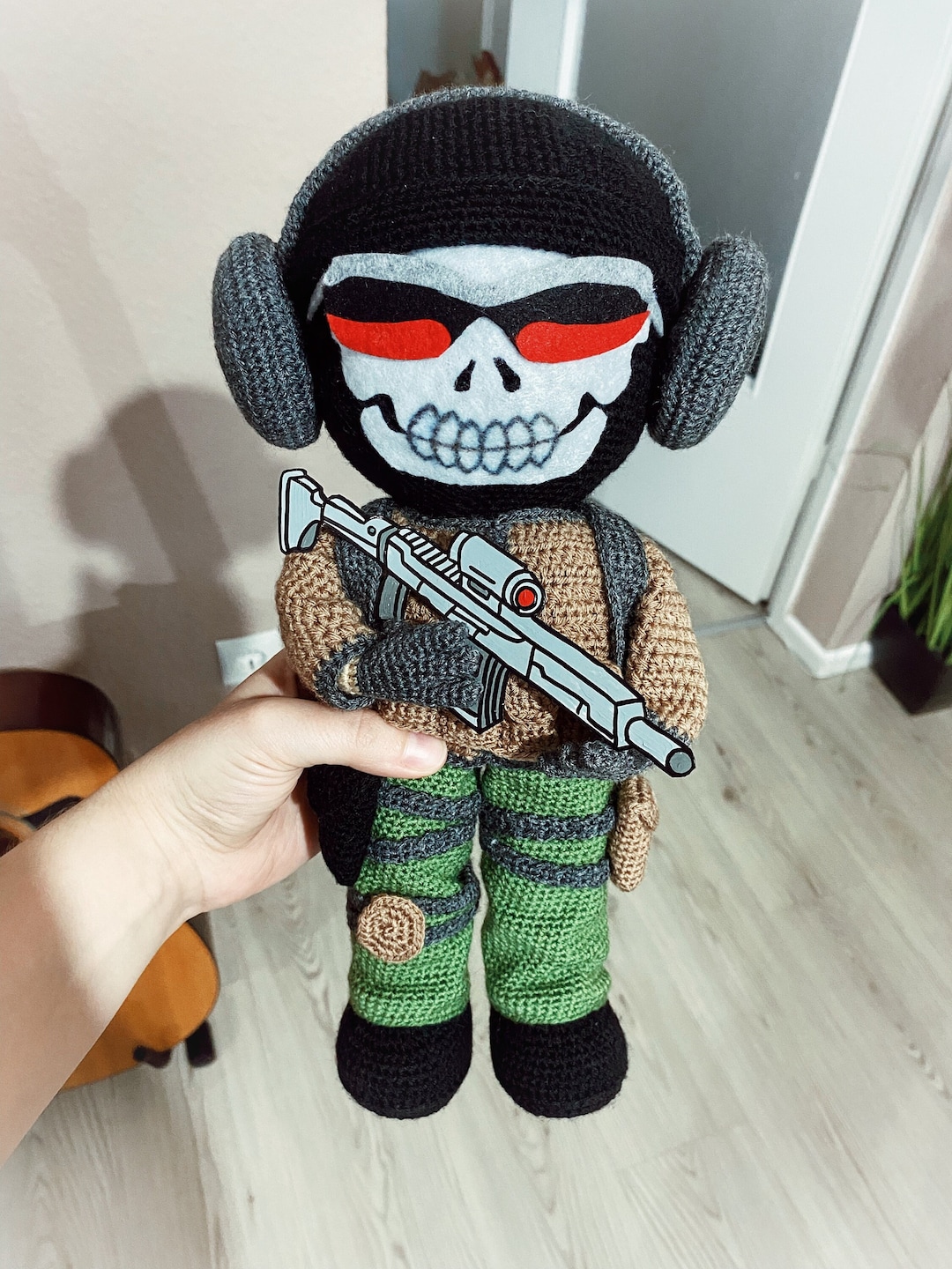 Tutorial on Crocheting a Toy Ghost, Call of Duty - Etsy