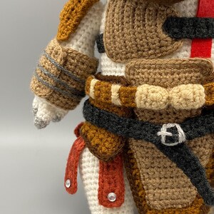Tutorial on Crocheting a Kratos Skin for Astrobot (EN) - Etsy