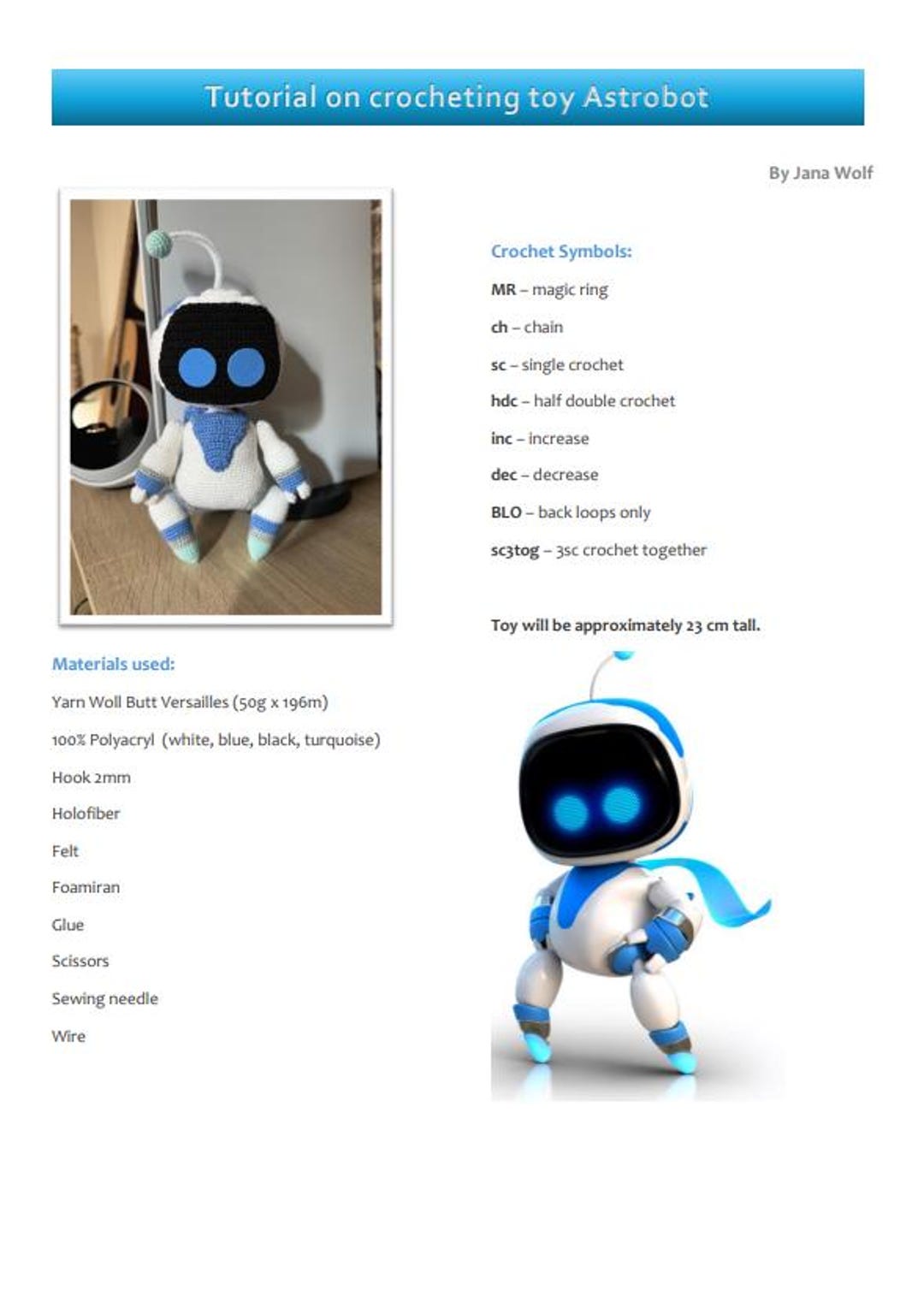 Tutorial on Crochet Astrobot Toy - Etsy