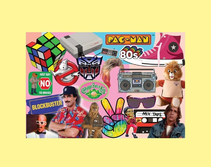 Fun 1980's Postcard, the 1980s Decade Postcard, the Greed Decade ...