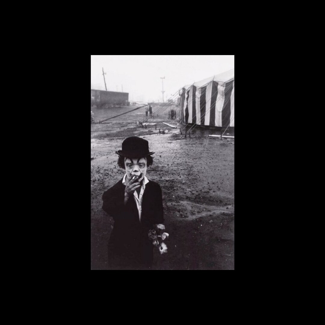 The Weird and Bizarre Postcard Series, Smoking Circus Clown Postcard ...