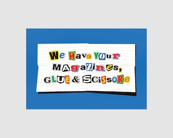 Funny Ransom Note - Etsy