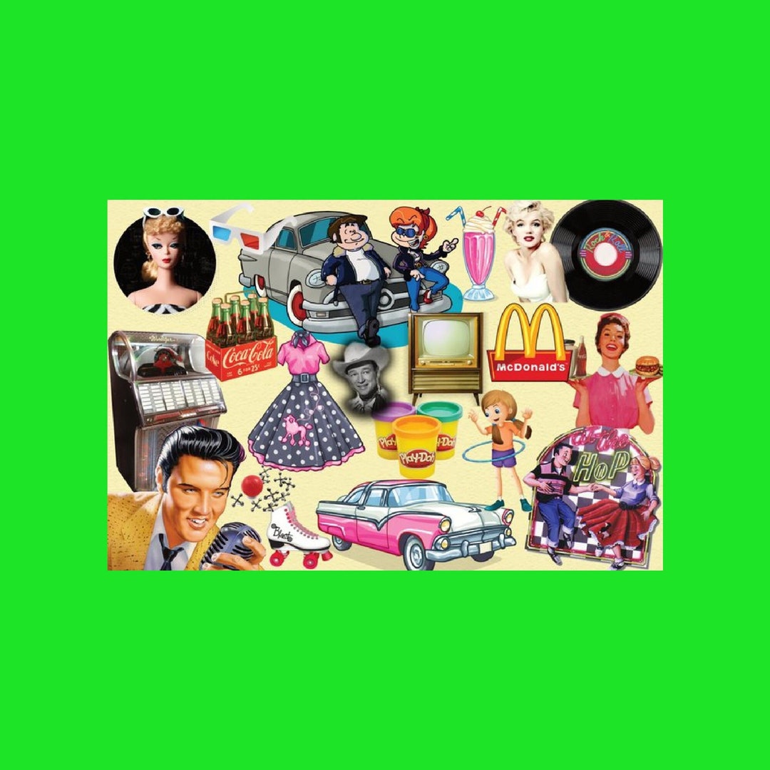 The Golden Oldies Postcard, 50s and 60s Postcard, Sock Hop Postcards ...