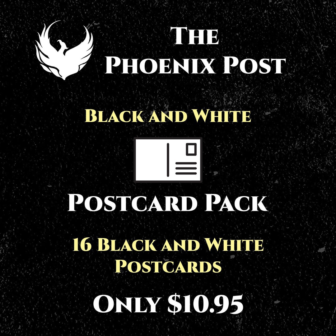 Wonderful Set of Black and White Postcards, B & W Postcards ...
