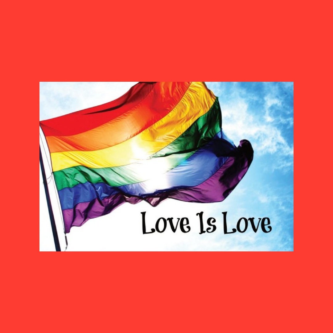 Wonderful LGBTQ Pride Postcard, LGBTQ Pride Postcards, Love is Love ...