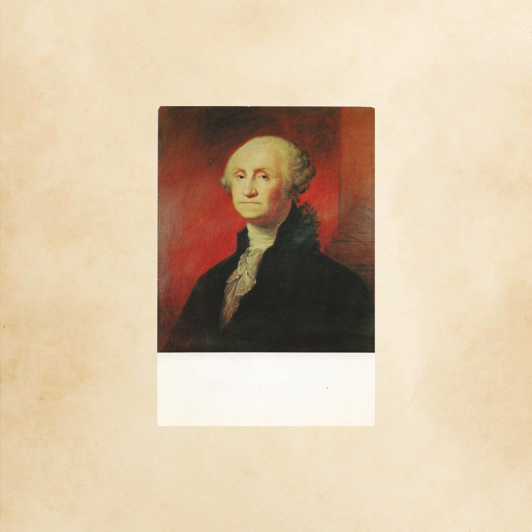 Vintage George Washington Postcard, US History, US President Postcards ...