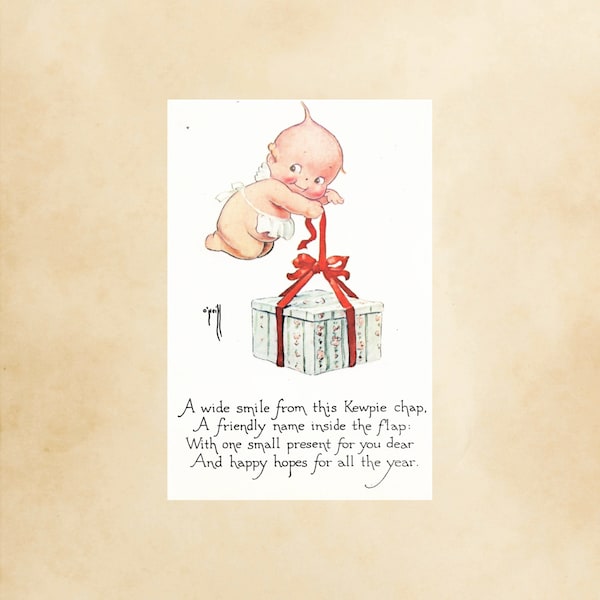 Kewpie Postcard - Etsy