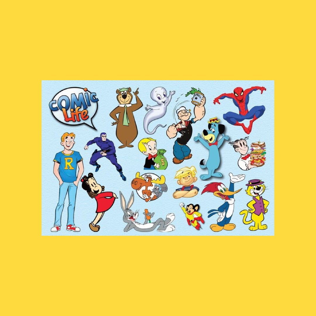 Very Cool Comic Book Characters Postcard Comic Books - Etsy