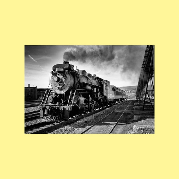 Train Postcard - Etsy