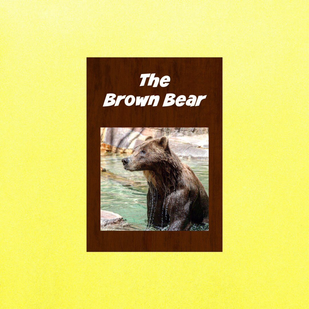 Awesome Animals Postcard, the Brown Bear Postcard, Bears Postcard ...