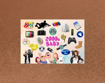 Fun 1990's Postcard, the 1990s Decade Postcard, the Nineties Postcards ...