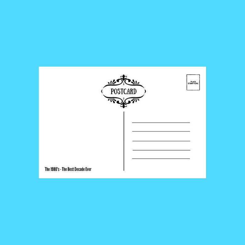 The Goonies Postcard the 80s Postcards the 1980s Movie - Etsy