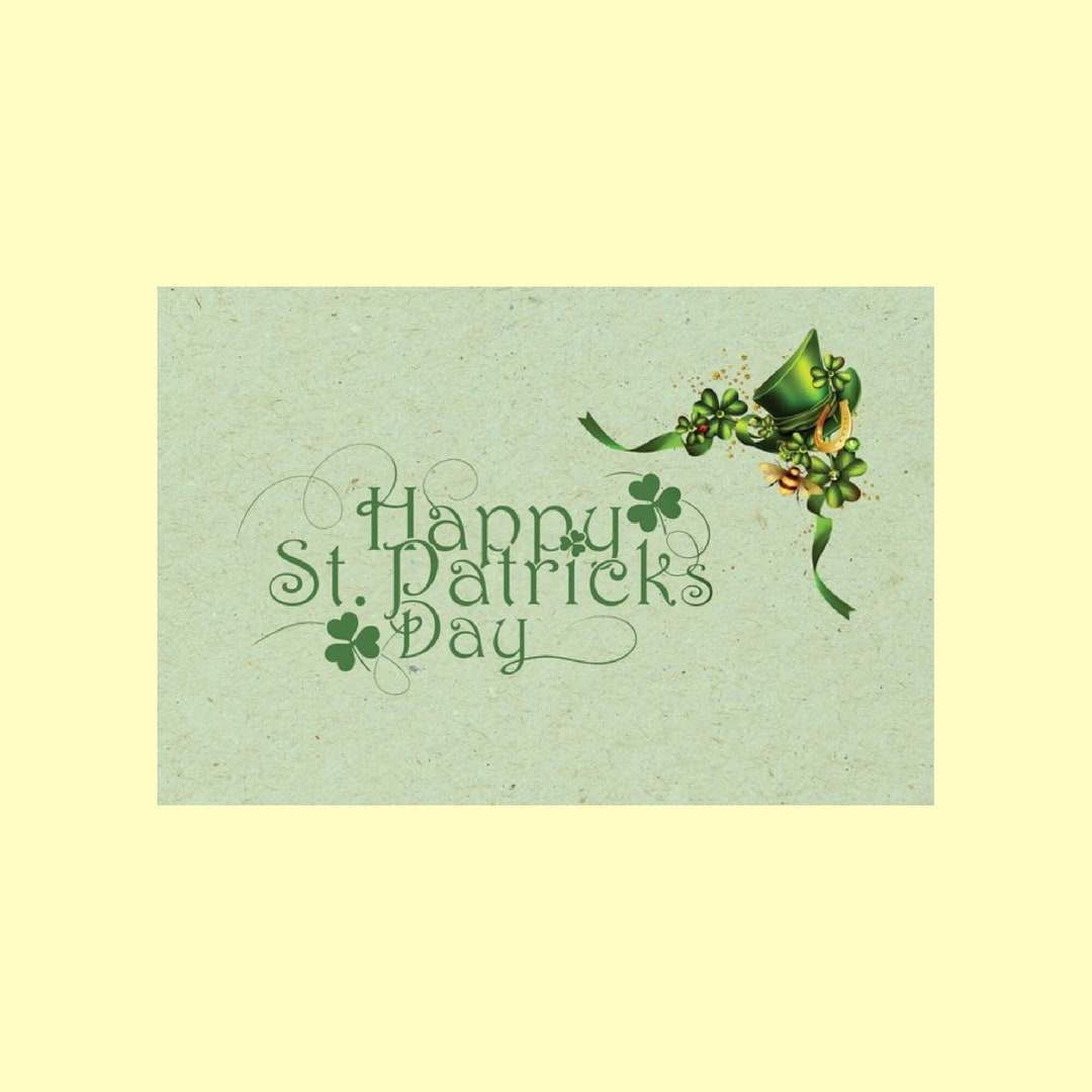 Nostalgic Happy Saint Patrick's Day Postcard, St. Patricks Postcards ...