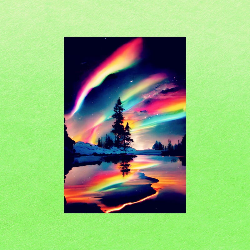Aurora Borealis Postcards - Etsy