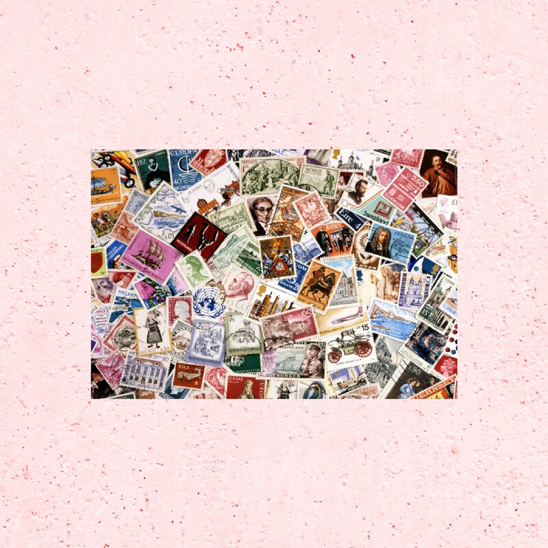 Postcard Stamp - Etsy