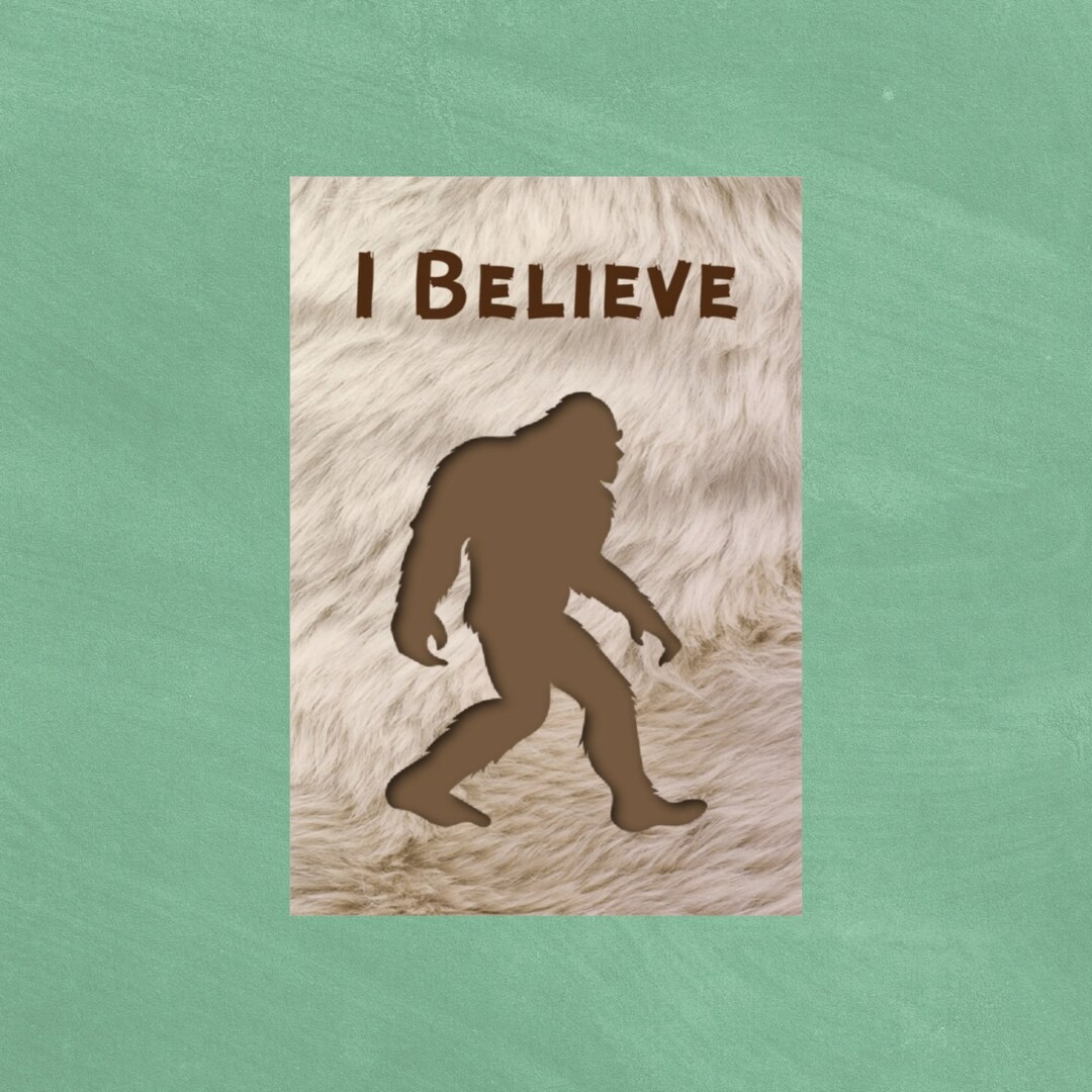 Very Cool Bigfoot Postcard, Big Foot Postcards, Sasquatch Postcard ...