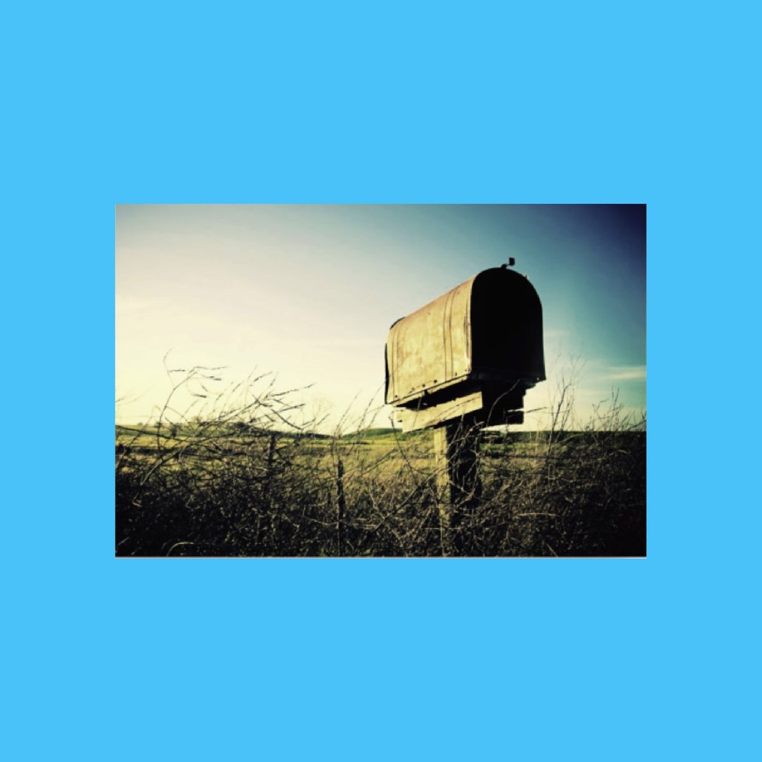 Very Cool USPS Postcard, Antique Mailbox Postcard, Vintage Mailbox ...