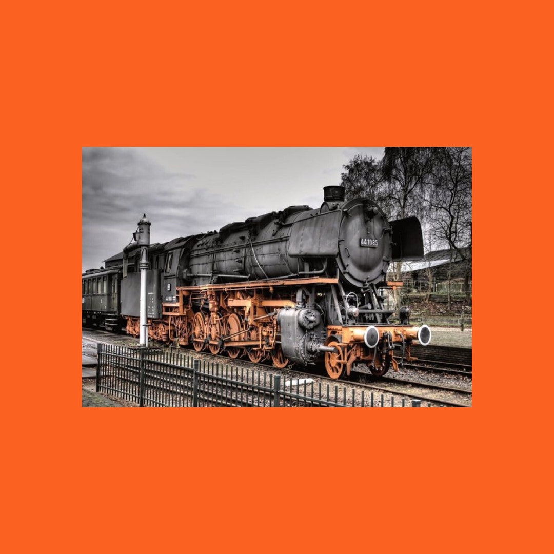 Very Cool Locomotive Postcard Train Postcard I Love Trains - Etsy