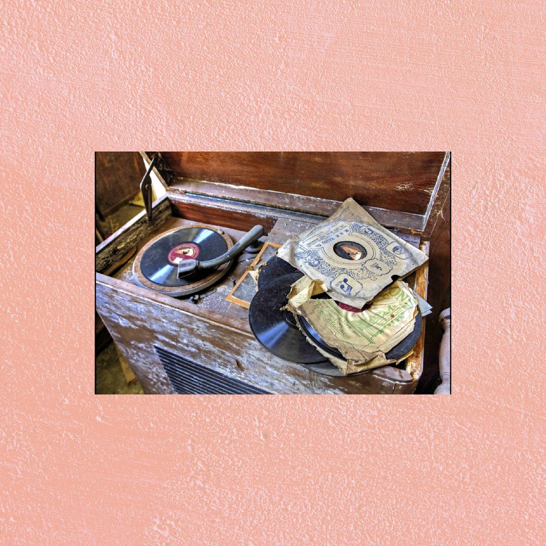 Awesome Antique Record Player Postcard, Music Postcards, Postcrossing ...