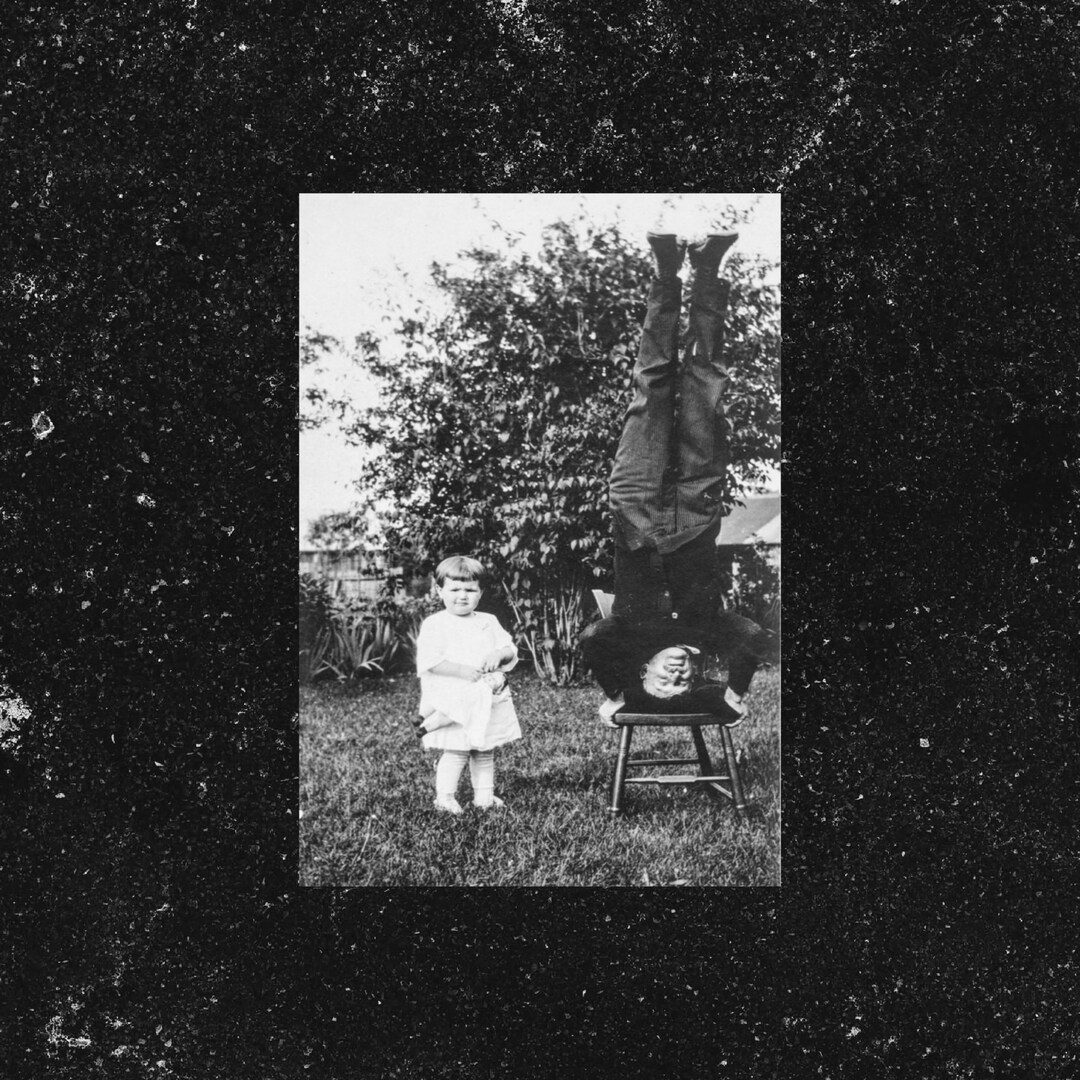 The Weird and Bizarre Postcard Series, Girl With Man Standing on His ...