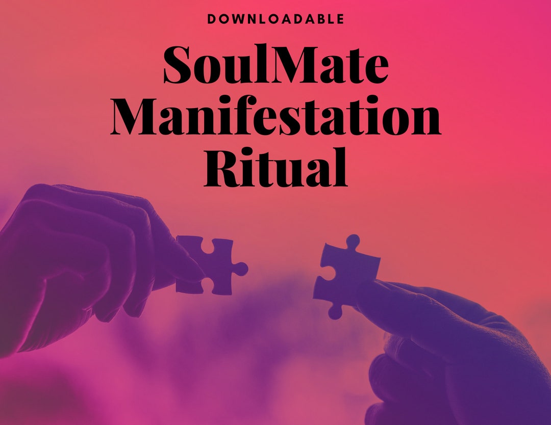 Downloadable Soulmate Manifestation Ritual - All You Need is a Notebook ...