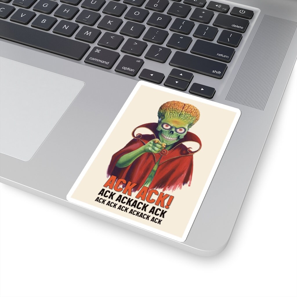 Ack Ack Mars Attacks! Recruitment Kiss-cut Stickers - Etsy