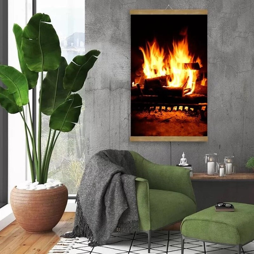 Wall Infrared Picture-heater "fireplace" - Economical, Eco-friendly ...