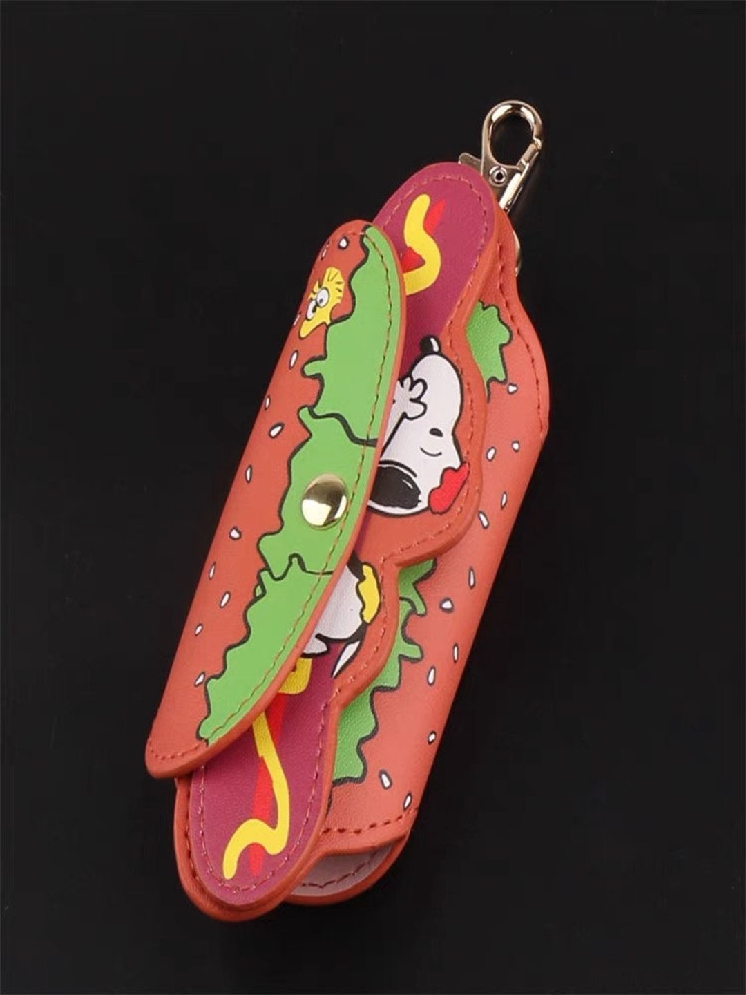 Snoopy Hotdog Key Holder/ Case - Etsy