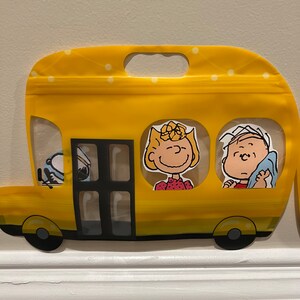 Peanuts School Bus Ziplock - Etsy