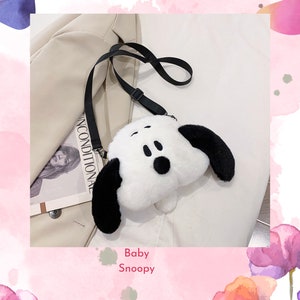 Snoopy Fluffy Pouch - Etsy