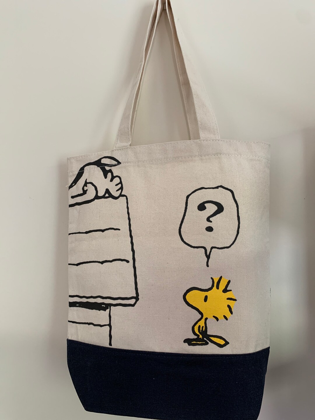 Snoopy and Woodstock Organic Cotton Tote - Etsy