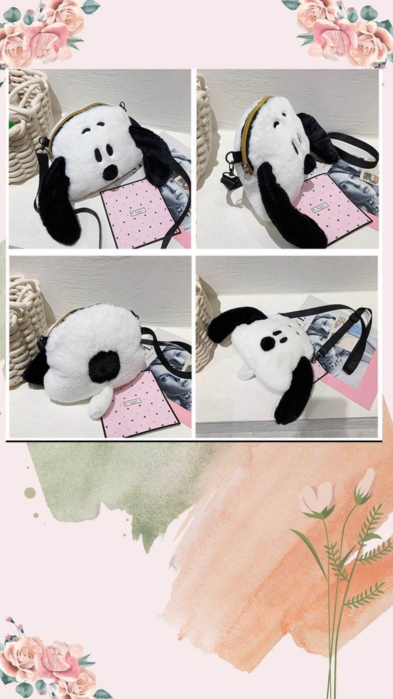 Snoopy Fluffy Pouch - Etsy