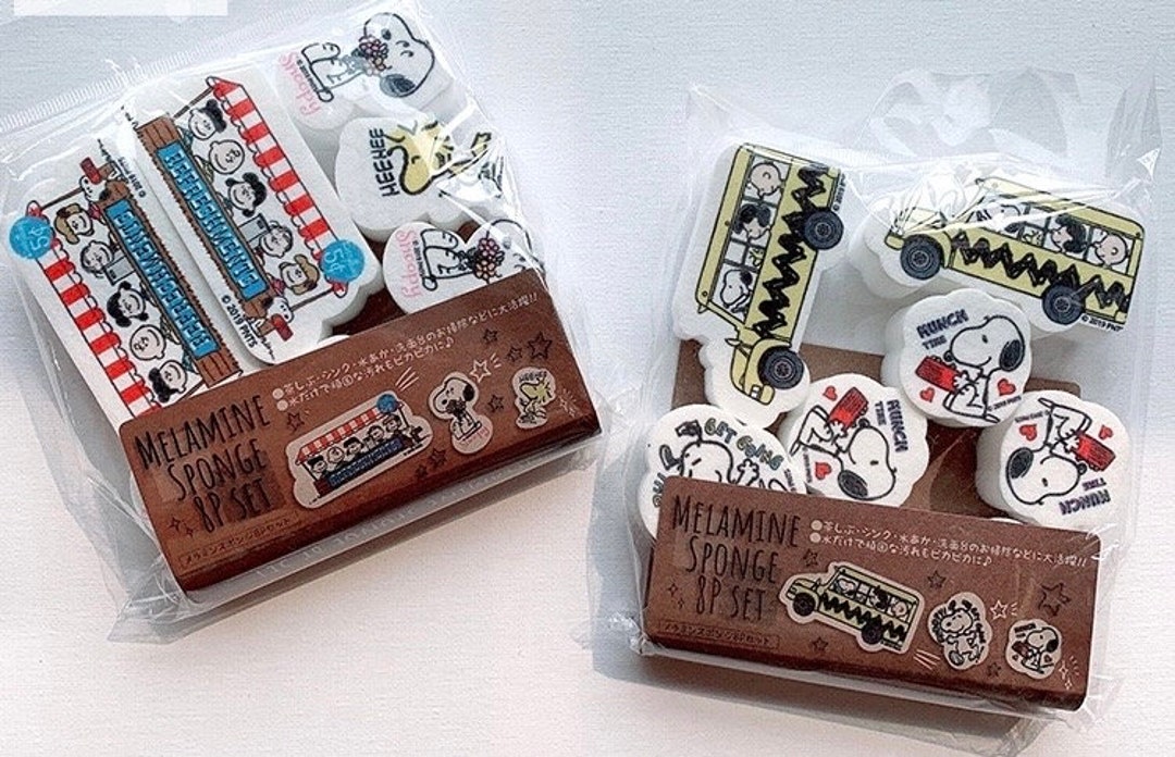 Snoopy/ Peanuts Melamine Magic Sponge - Etsy