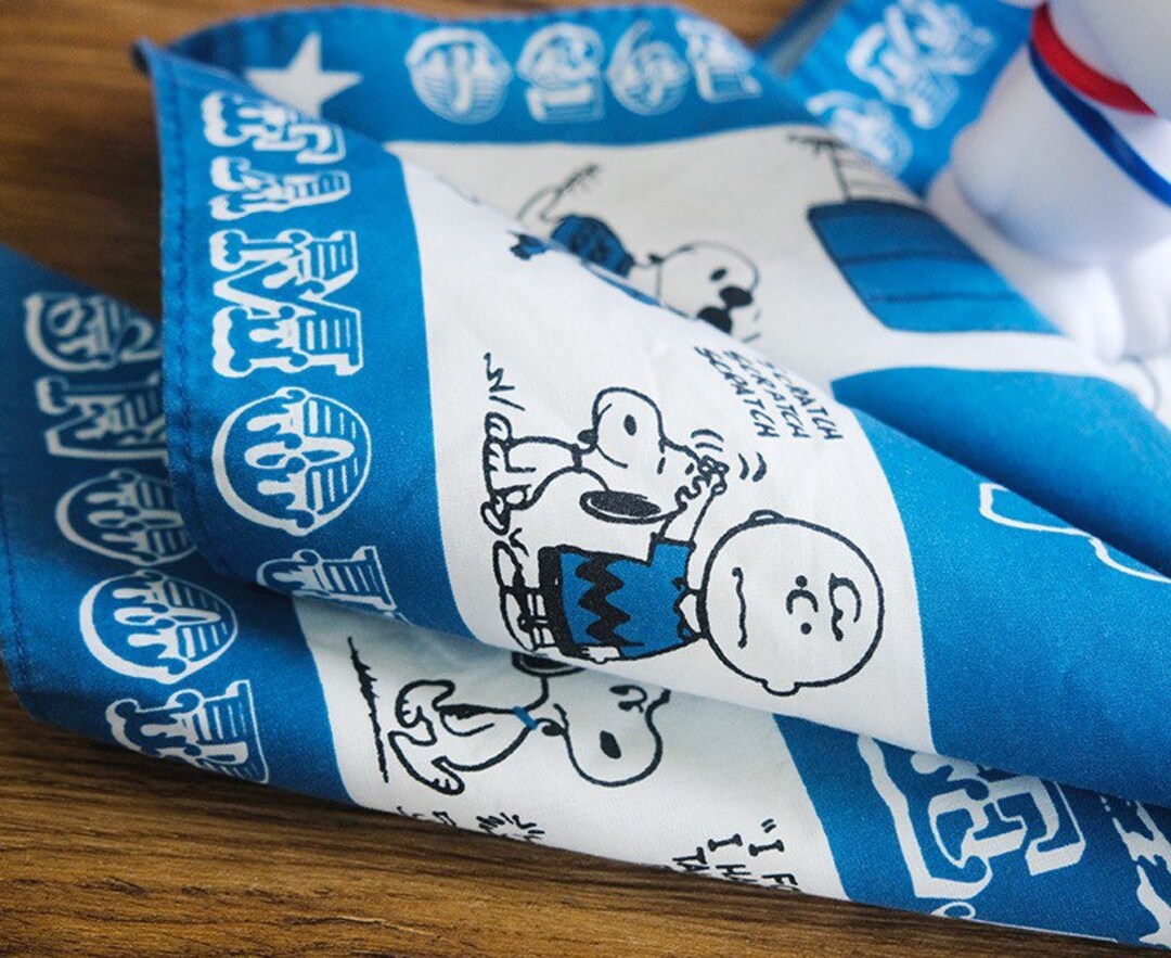 Snoopy/ Peanuts Soft Cotton Bandana - Etsy
