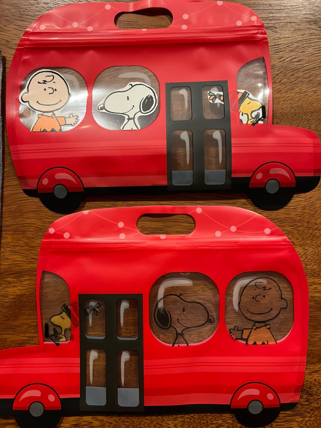 Peanuts School Bus Ziplock - Etsy