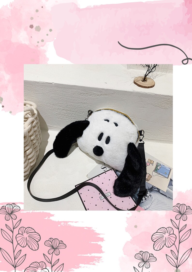 Snoopy Fluffy Pouch - Etsy