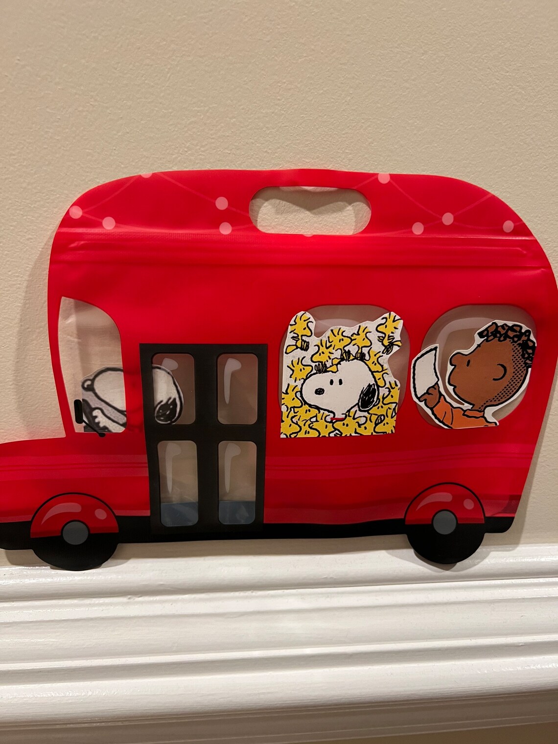 Peanuts School Bus Ziplock - Etsy