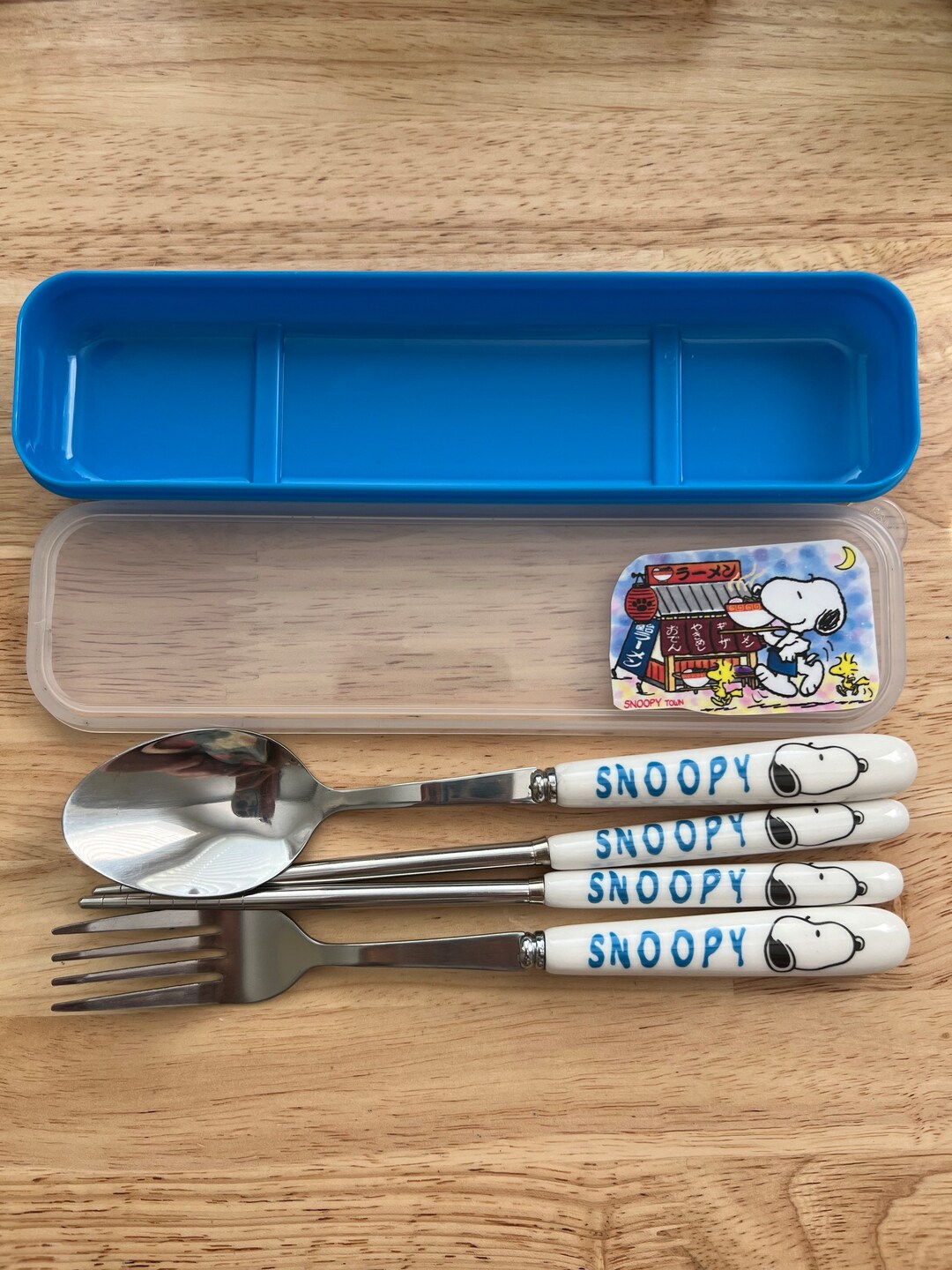 Snoopy Tableware Set / Porcelain Utensils - Etsy