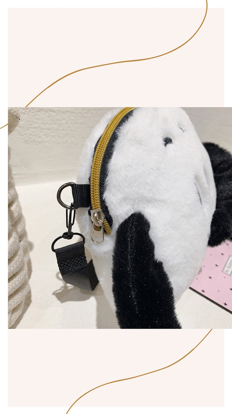 Snoopy Fluffy Pouch - Etsy