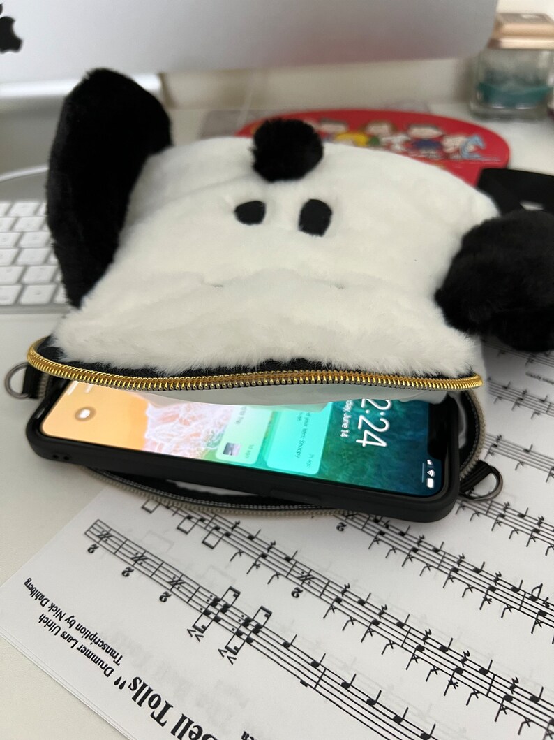 Snoopy Fluffy Pouch - Etsy