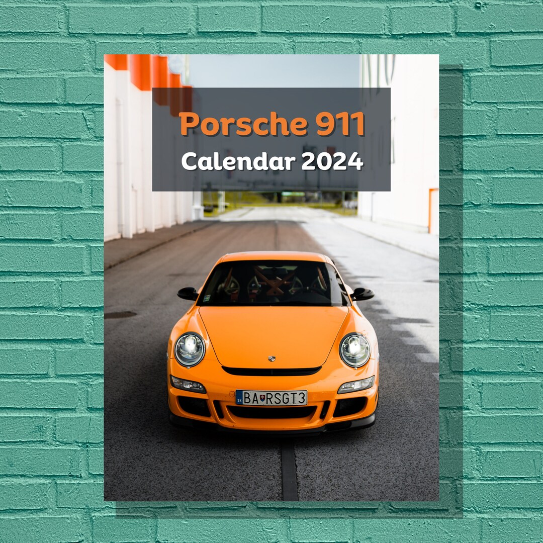 Porsche 911 2024 Calendar - Etsy Canada