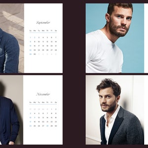 Jamie Dornan 2024 Calendar - Etsy