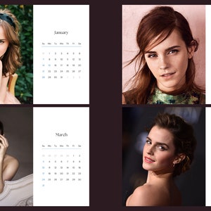 Emma Watson 2024 Calendar - Etsy Israel