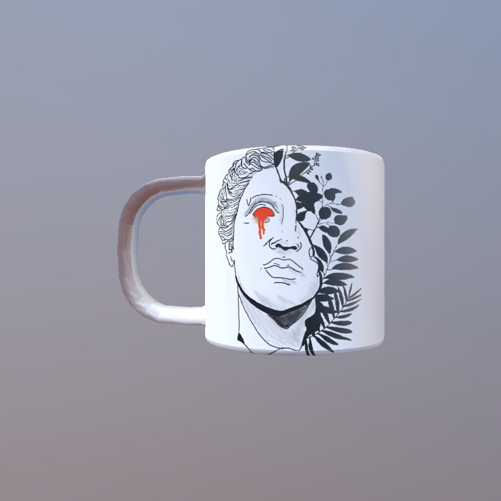 Procreate 3D Model Mug | 3D Cup Mockup | Procreate 3D Model Coffe Cup ...