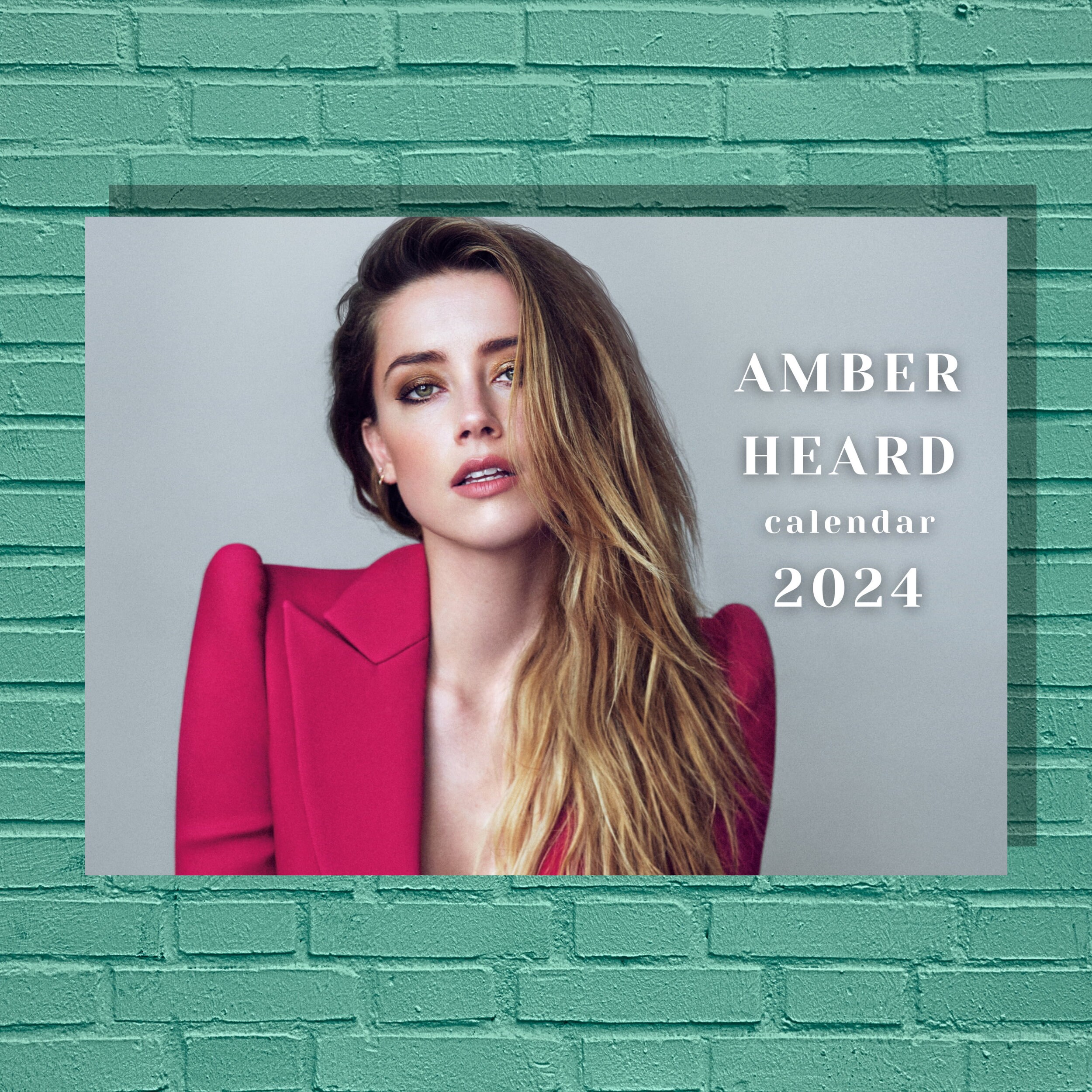 Amber Heard 2024 Calendar - Etsy